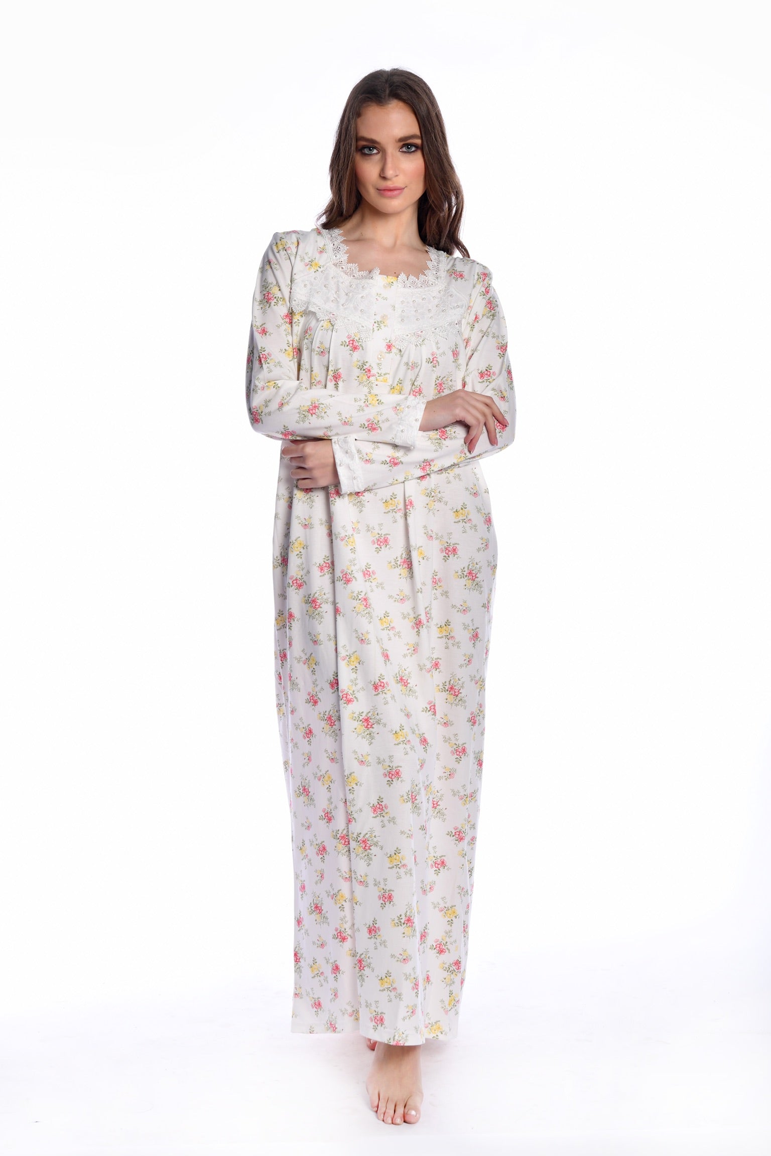 Baby Flower Printed Nightgown