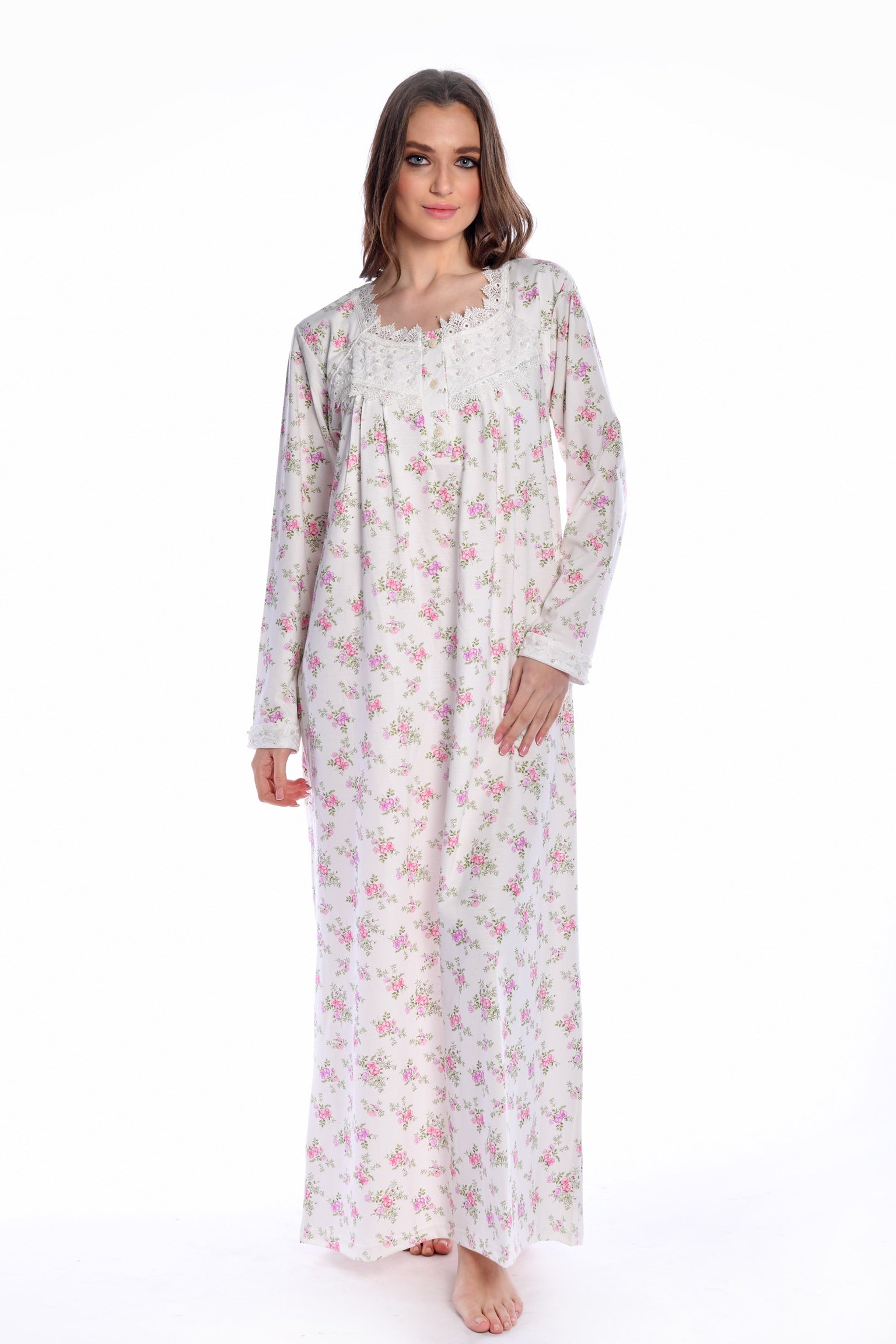 Baby Flower Printed Nightgown